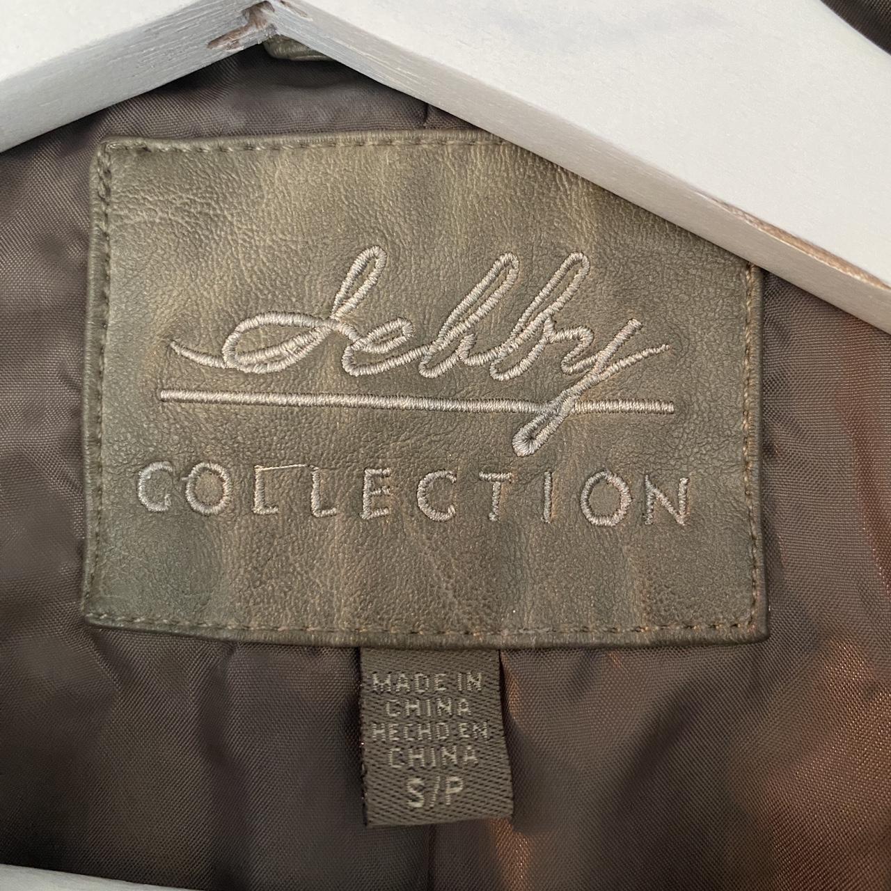 sebby collection faux leather moto jacket - Depop