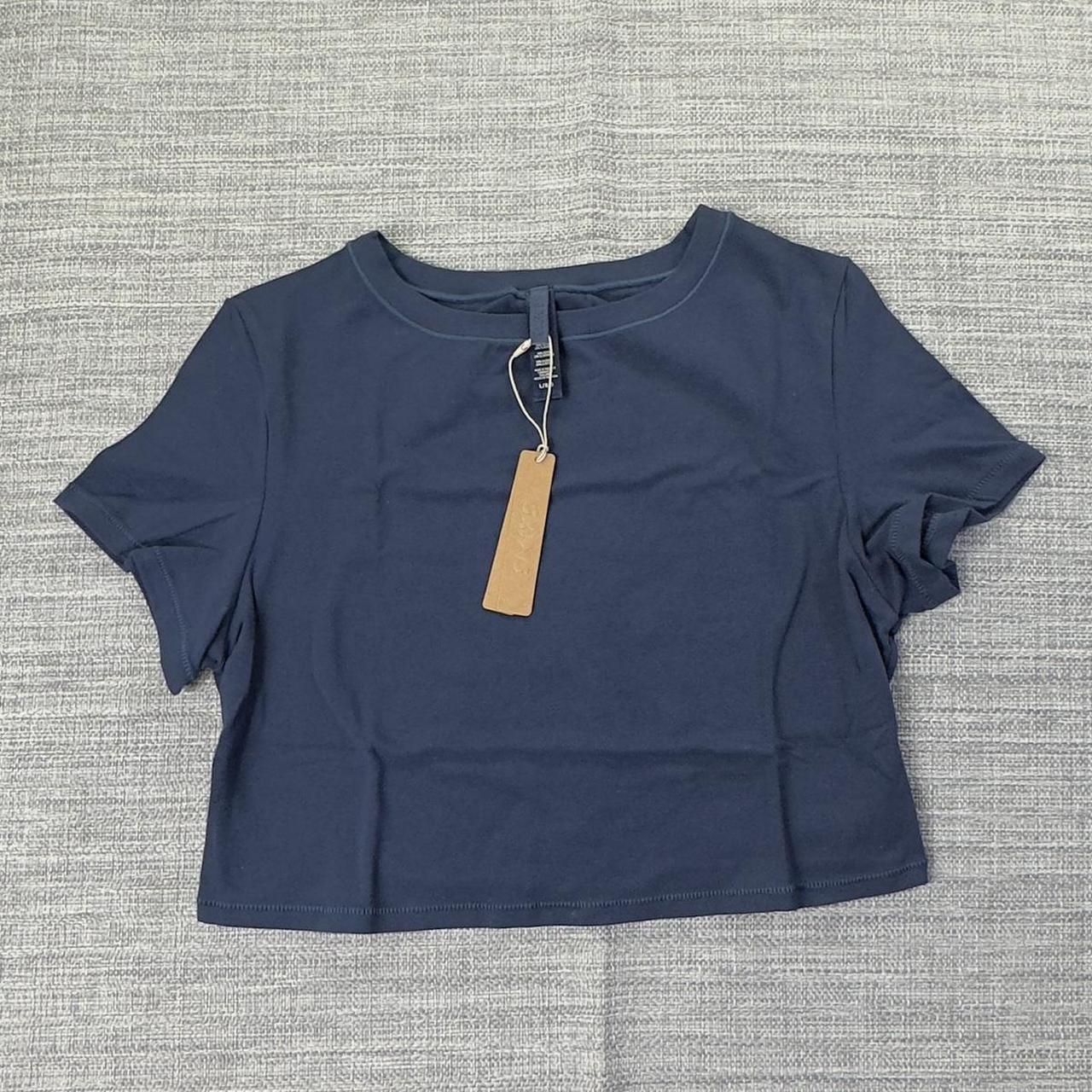 Skims Cotton Super Cropped Top Size: Large Color:... - Depop