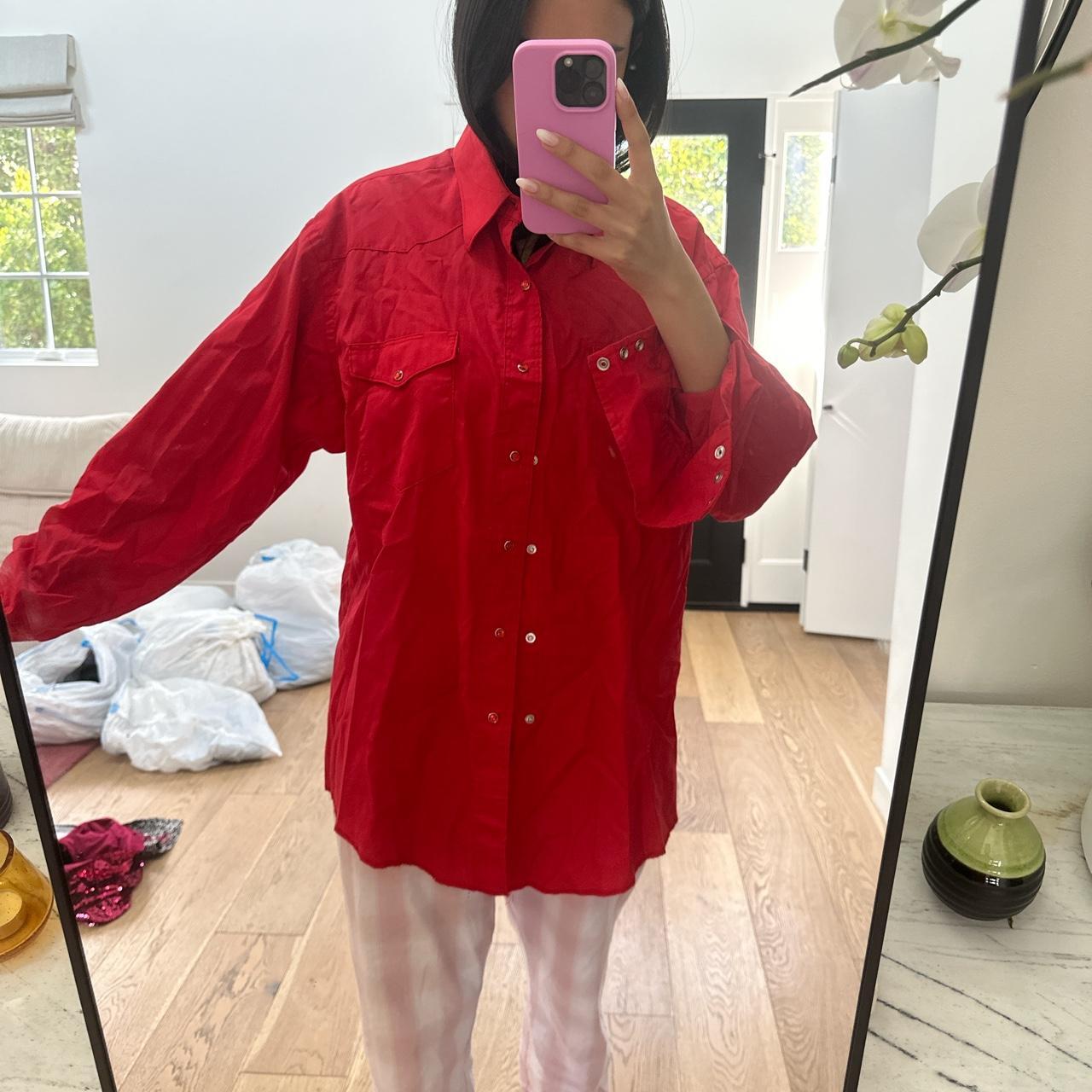 Vintage wrangler button down!!! - Depop