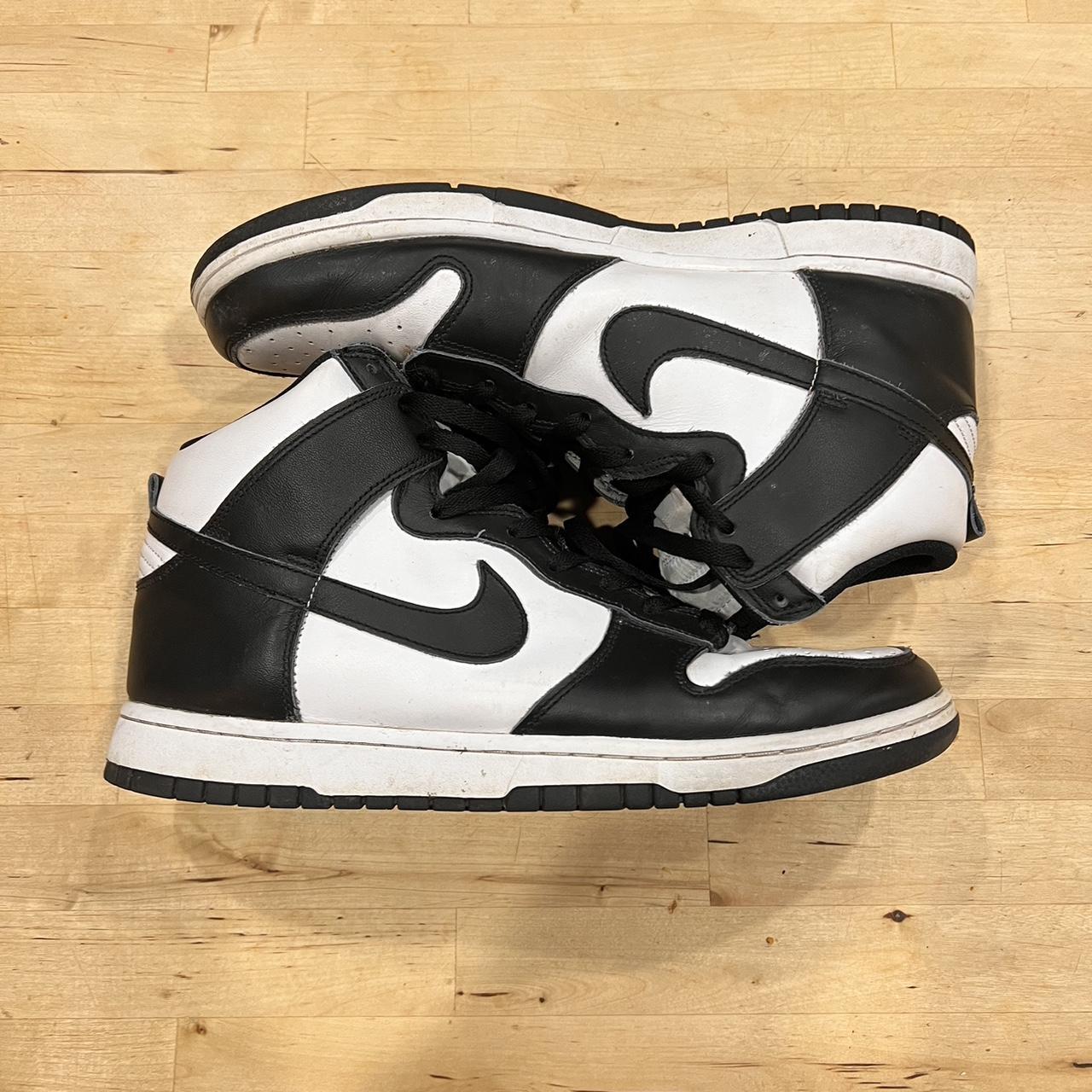 Men’s NIKE panda dunk high work only a few times in... - Depop