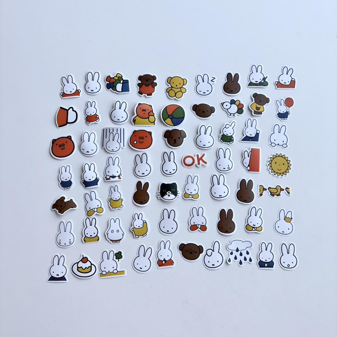 Miffy stickers 20-pack -each 20-pack contains a... | Depop
