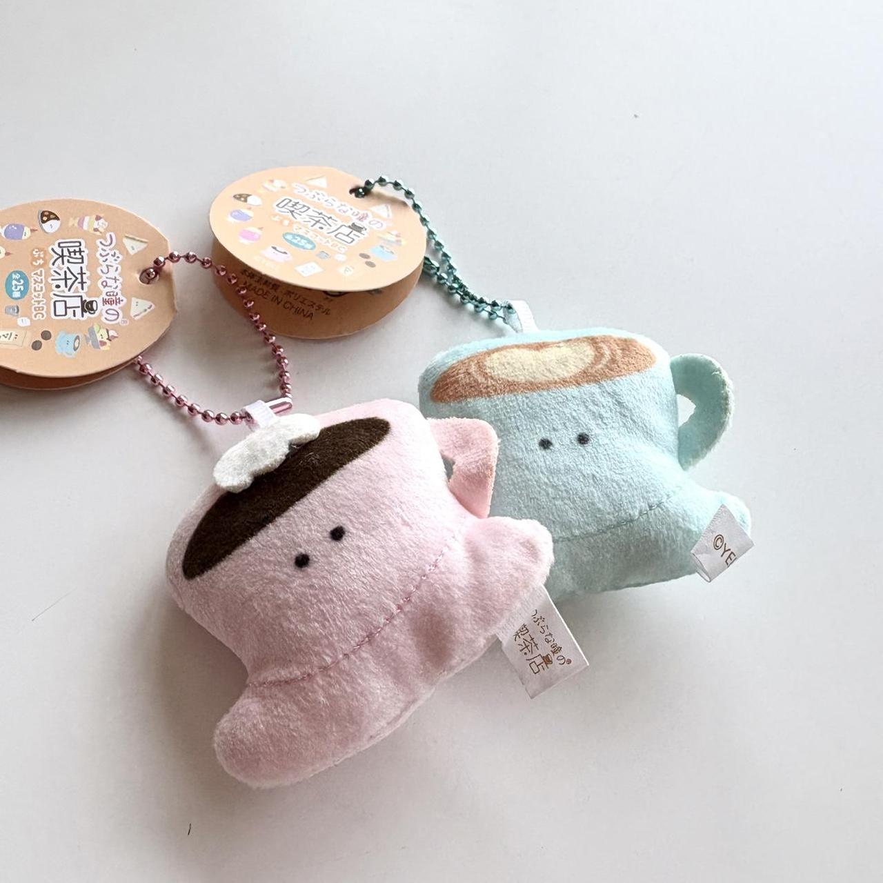 Hot cocoa and latte Japanese plush keychain pack of... | Depop