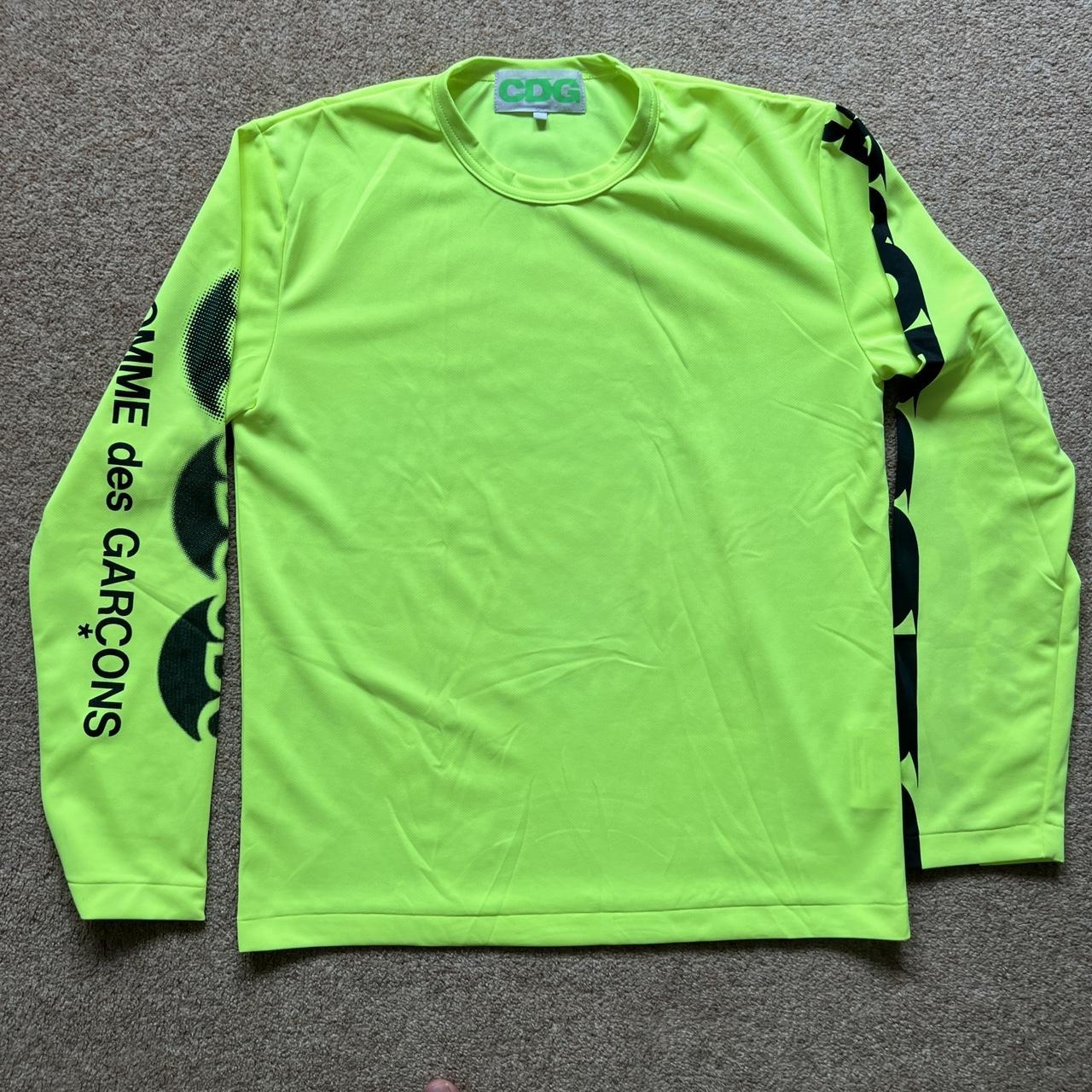 CDG Long Sleeve top - Yellow - Large - Used #CDG... - Depop
