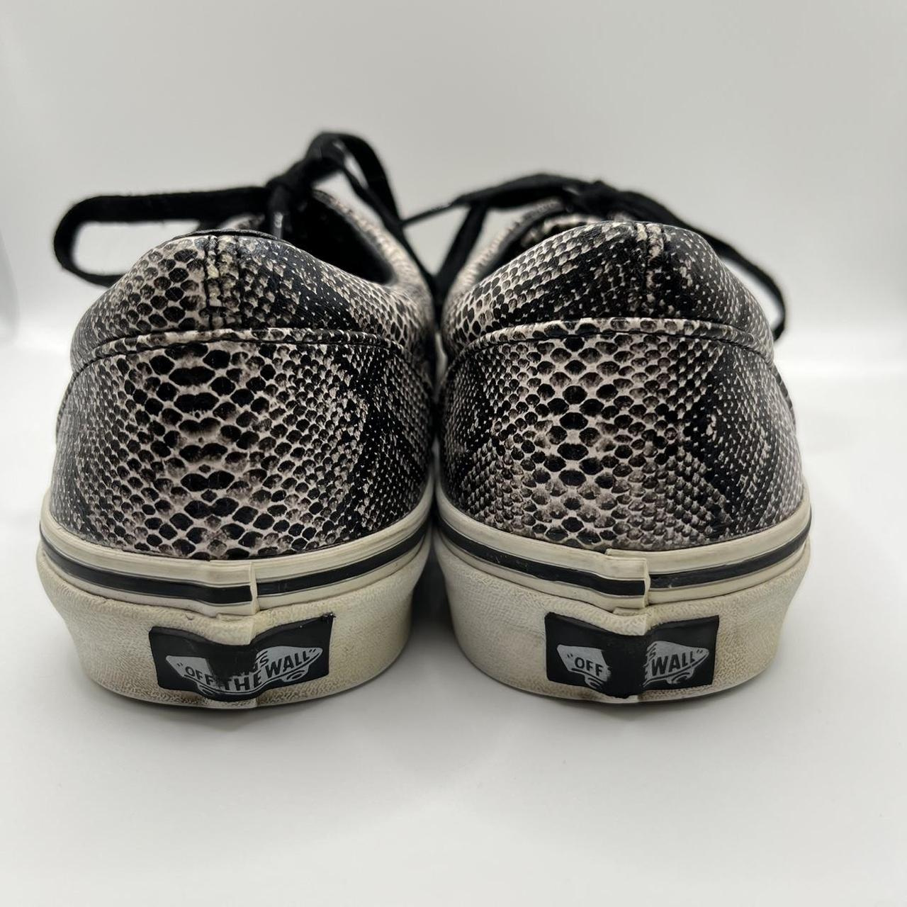 Vans Snake Skin Effect Leather Trainers Shoes -... | Depop