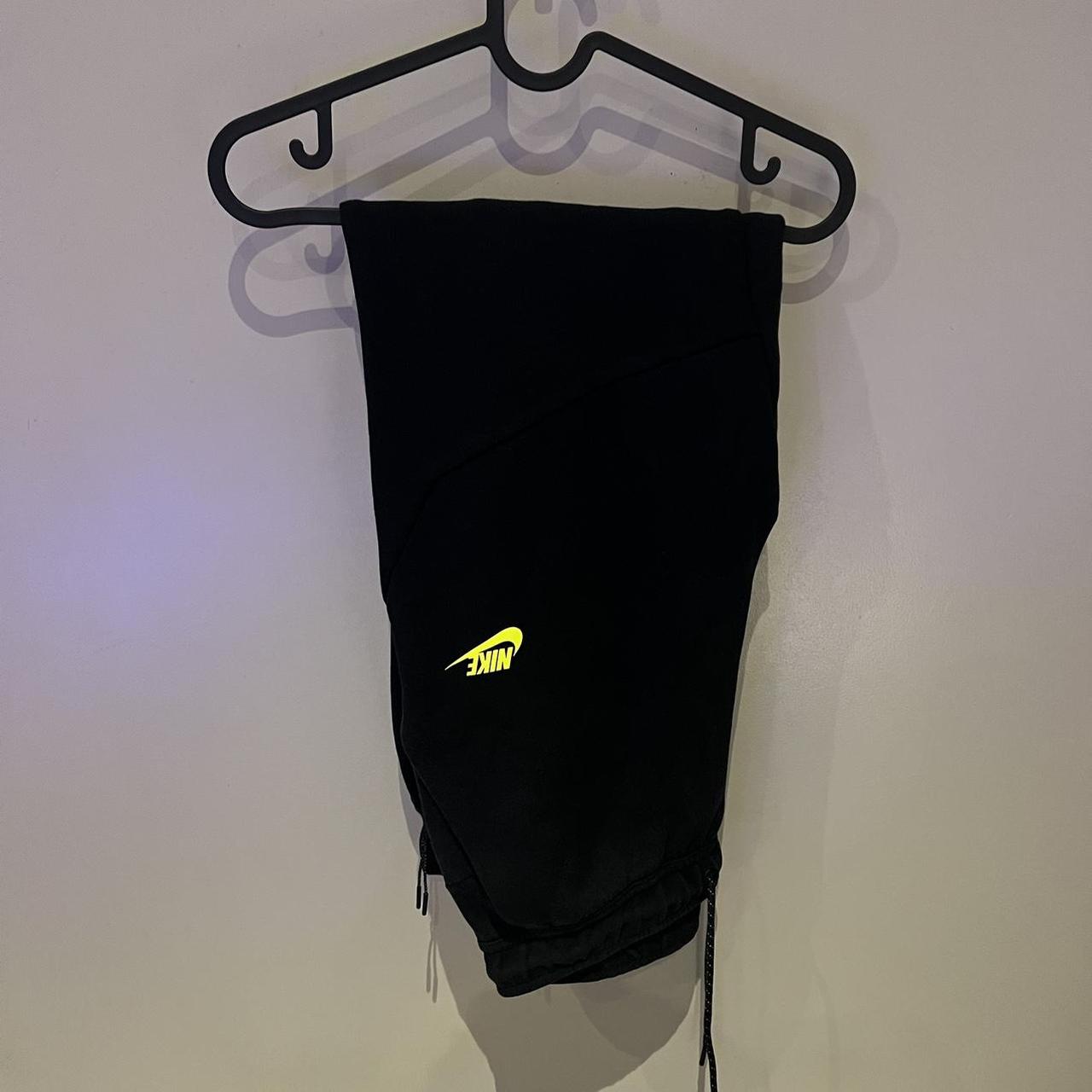 Nike Men's Black and Yellow Joggers-tracksuits | Depop