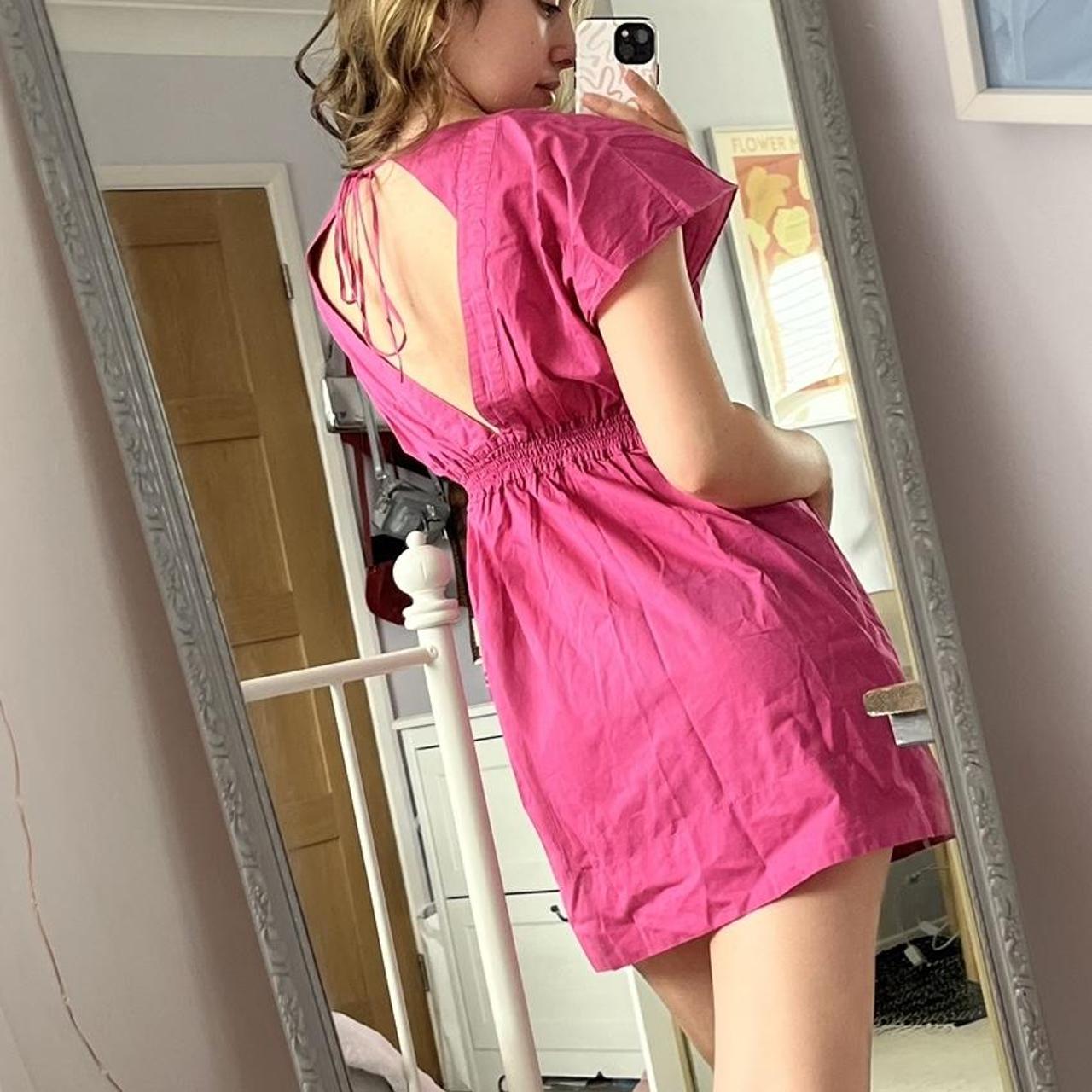 Billabong hot pink beach dress Cutest beach dress so... - Depop