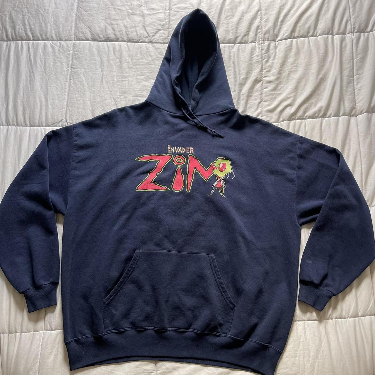 Vintage authentic Nickelodeon 2002 Invader sim navy... - Depop