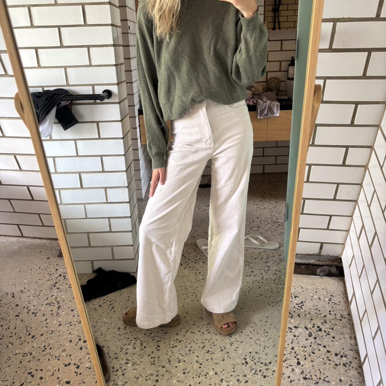 Cream cords - shown on size 6 , 167cm tall Only... | Depop