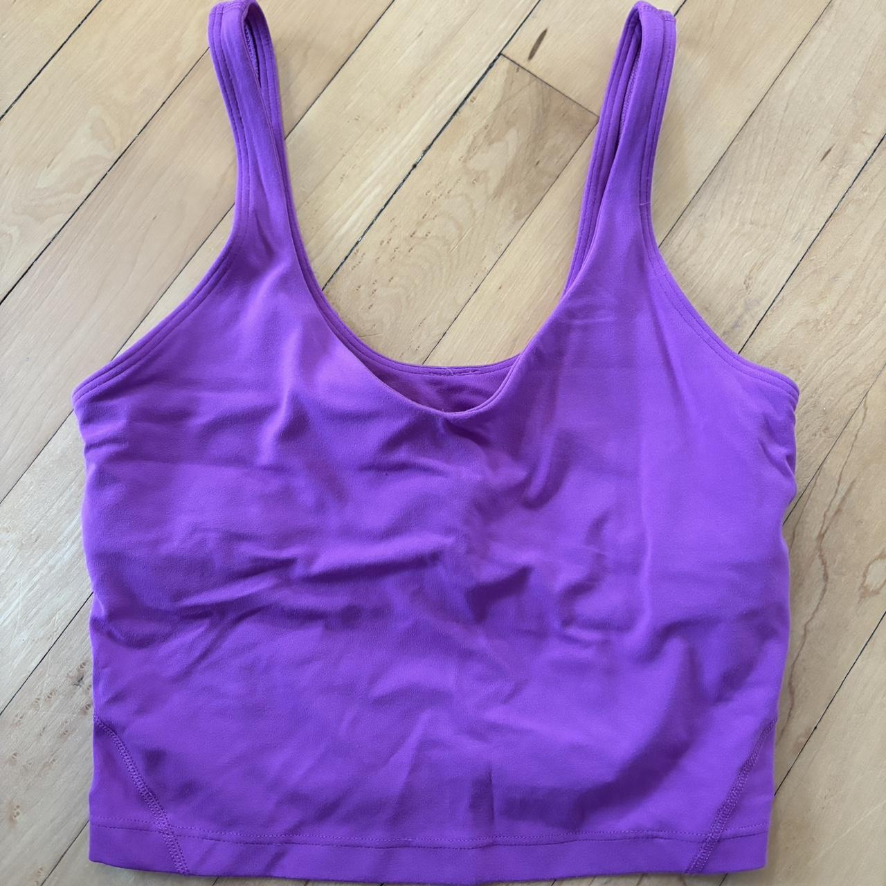 lululemon align crop tank size 4 3rd photo is true... - Depop