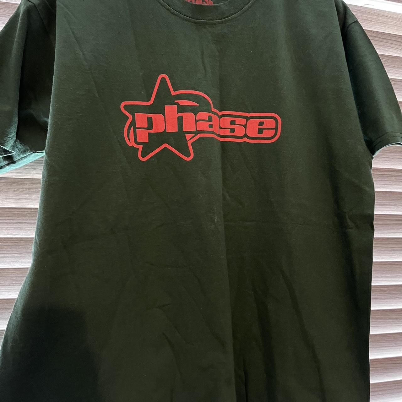 Phase dark green logo T 🌲 Size large. Item in... - Depop