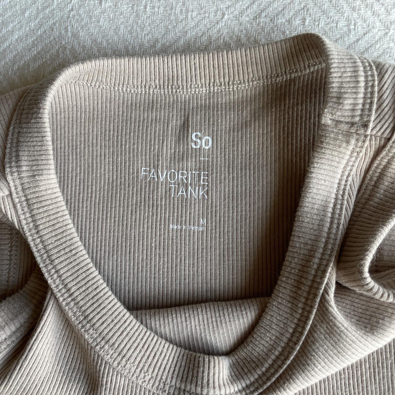 LIKE BRAND NEW TAN SO FAVORITE TANK!! Worn twice... - Depop