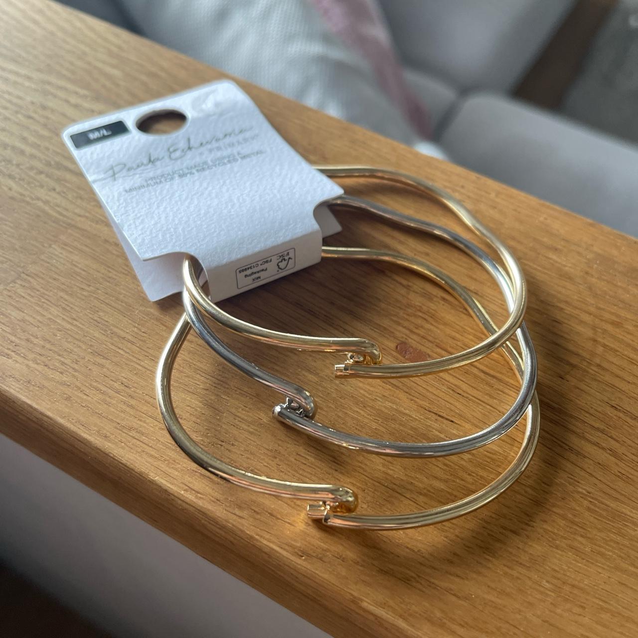 Paula Echevarría x primark bracelets X2 gold and x... - Depop