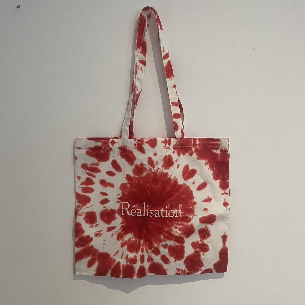 Brand New REALISATION PAR tie dye tote bag in red... - Depop