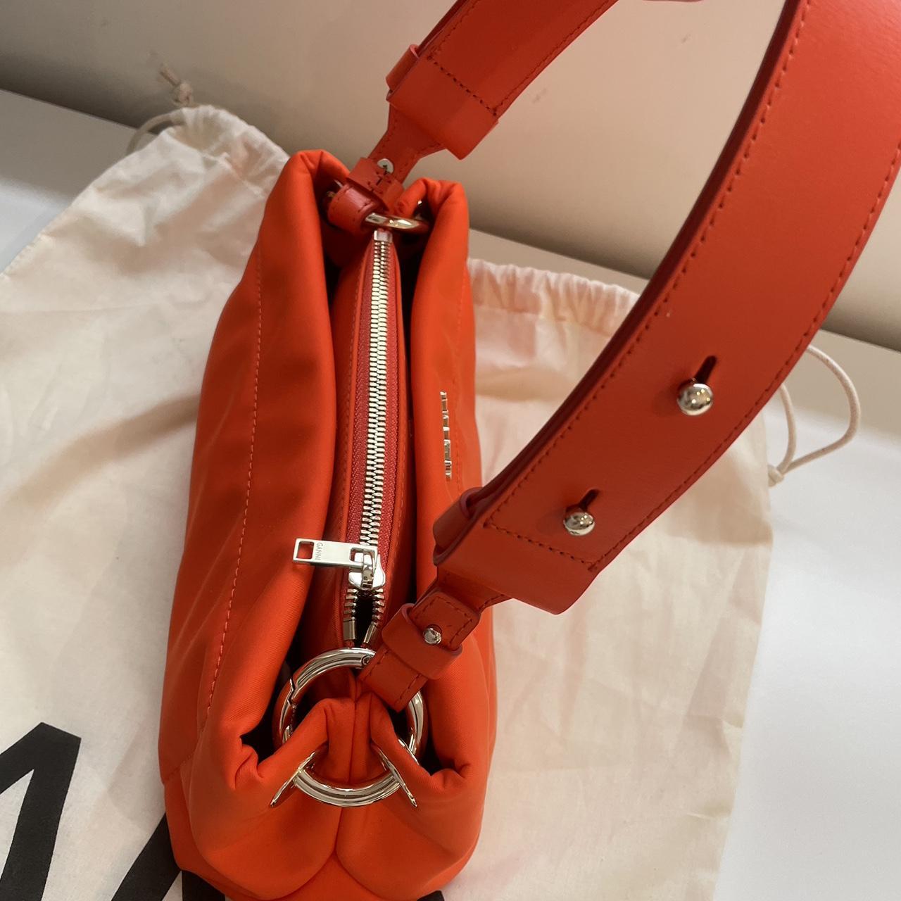 Red / orange GANNI bag Super cute pillow shoulder... - Depop