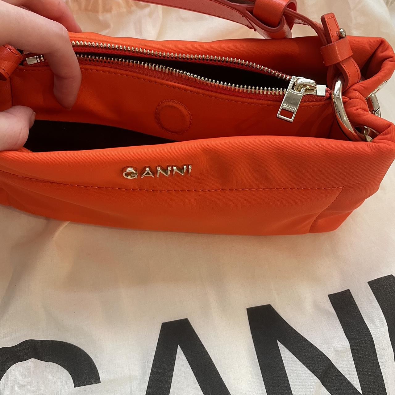 Red / orange GANNI bag Super cute pillow shoulder... - Depop