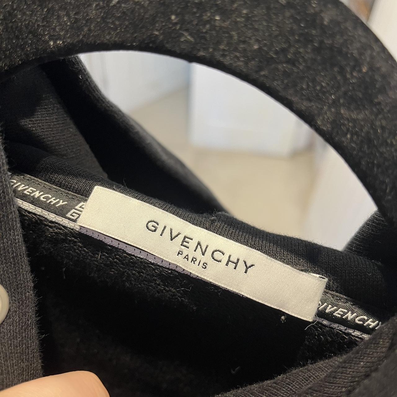 Givenchy Label Hoodie Size Small - Can fit up to a... - Depop