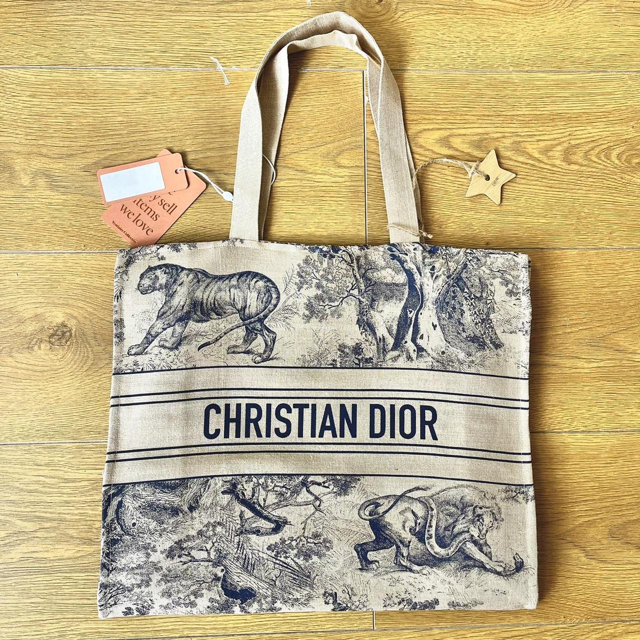 Christian Dior Dioriviera Navy Blue Tote Bag. Brand... - Depop