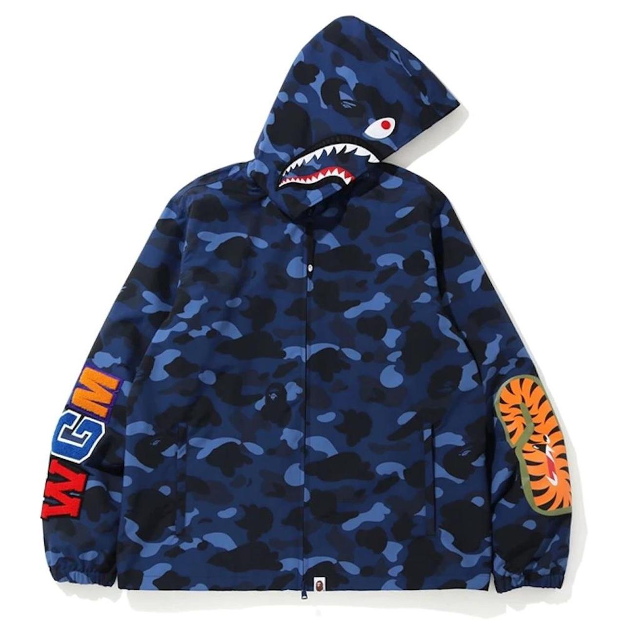 Bathing Ape Shark Hoodie (fair condition) #bape... - Depop