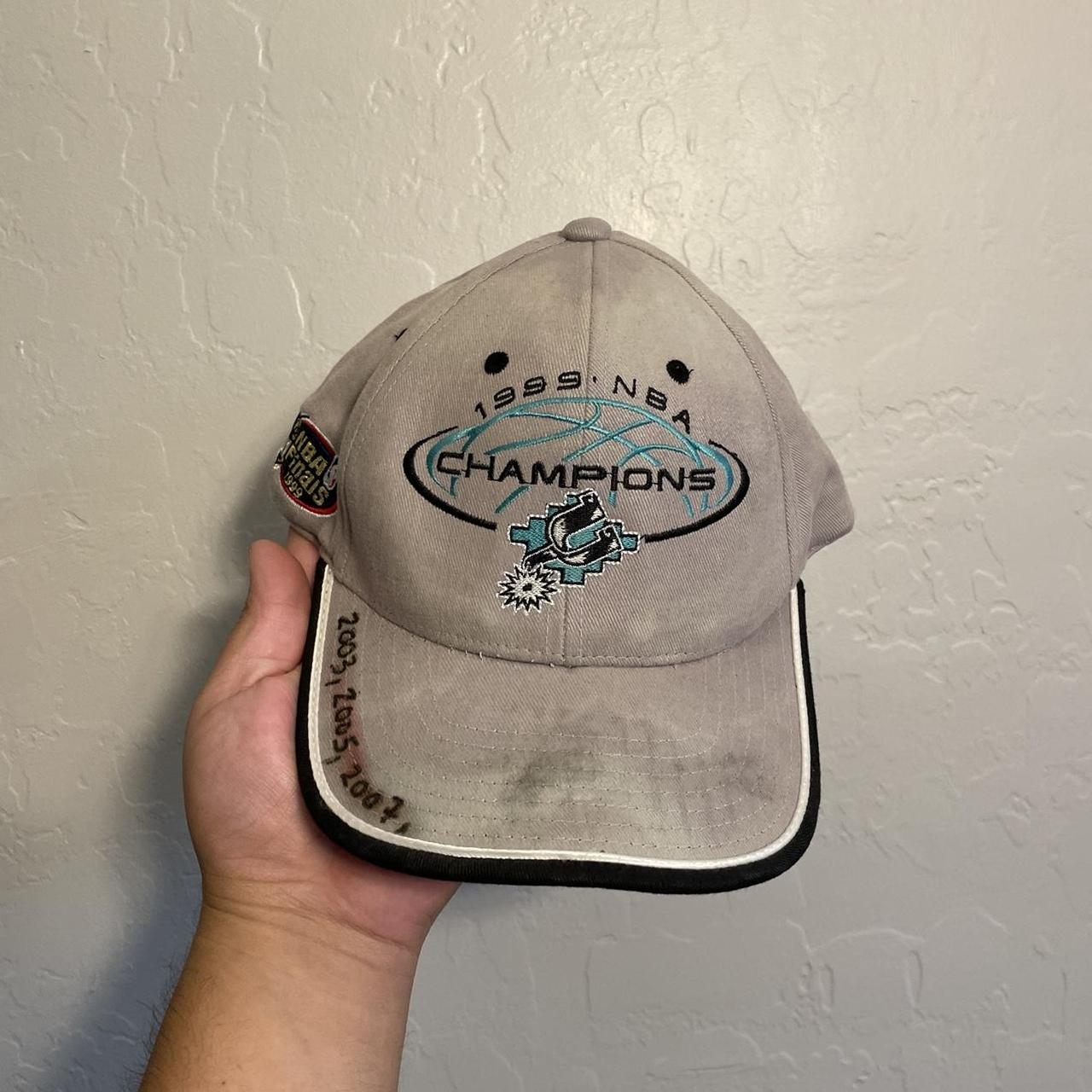 NBA Men's Grey and Black Hat | Depop