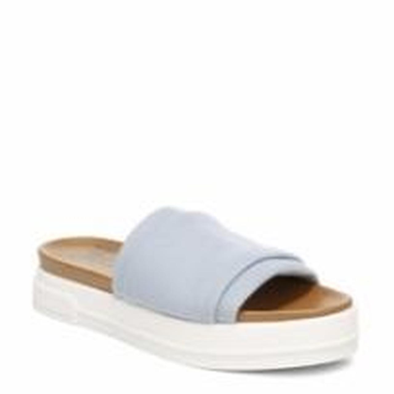 Zodiac Jolie Slide Sandal with sky blue fabric! - Depop