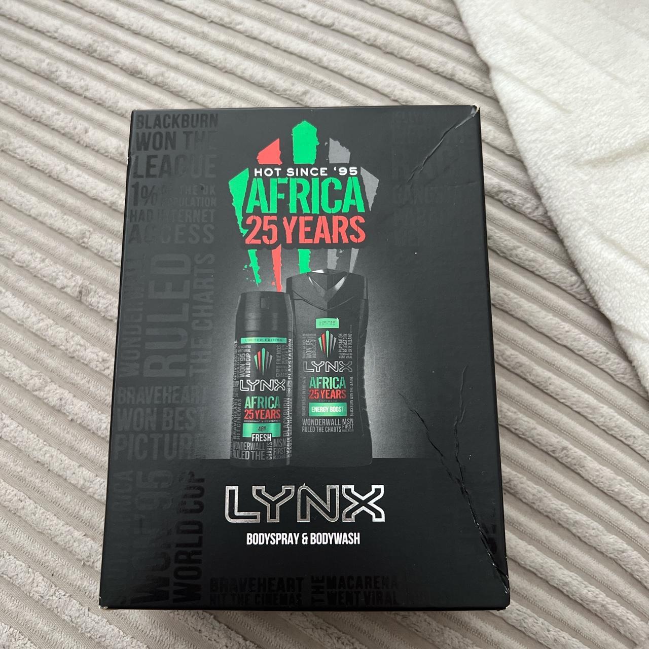 Lynx Africa Set Body spray and bodywash Brand new - Depop