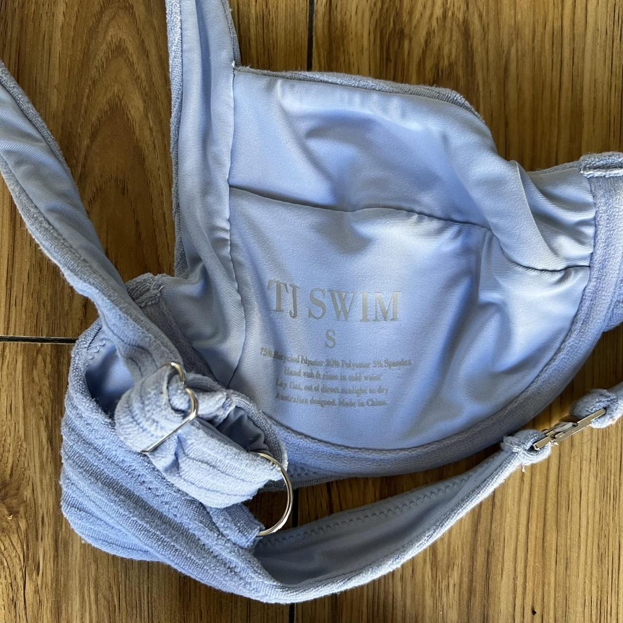 Baby blue terry TJ Swim Top: Small Bottom: Small - Depop