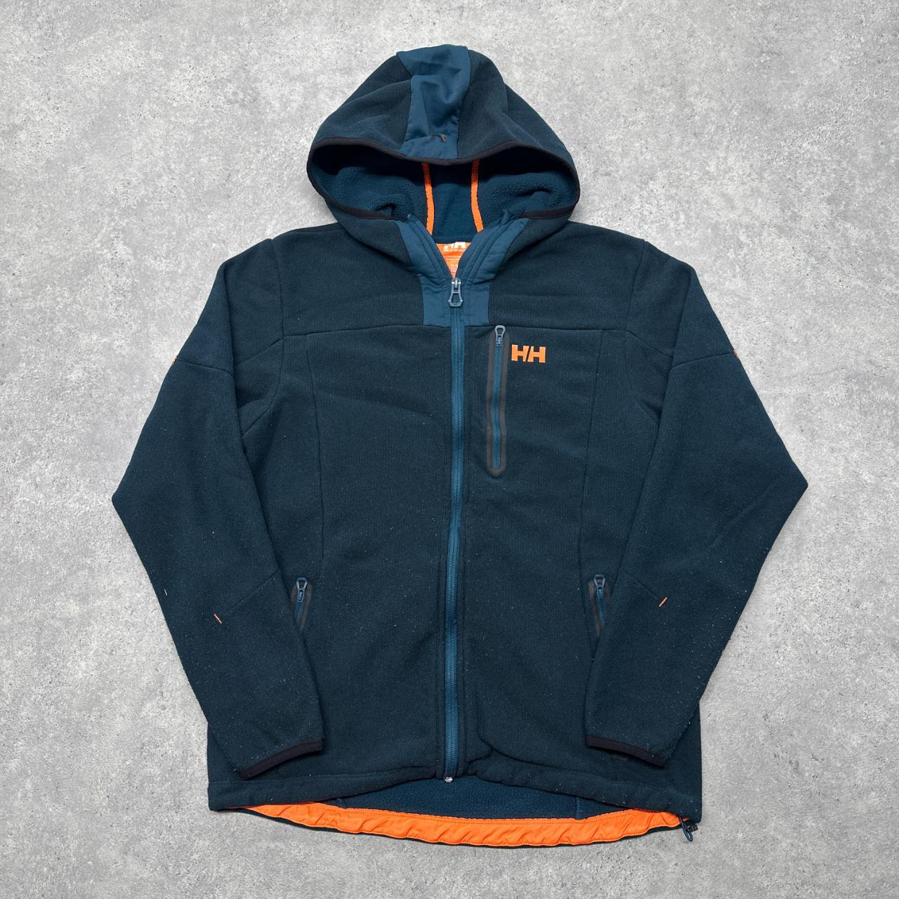 NAVY HELLY HANSEN FLEECE BRANDED JACKET Condition:... - Depop NAVY HELLY HANSEN FLEECE BRANDED JACKET Condition:... - Depop