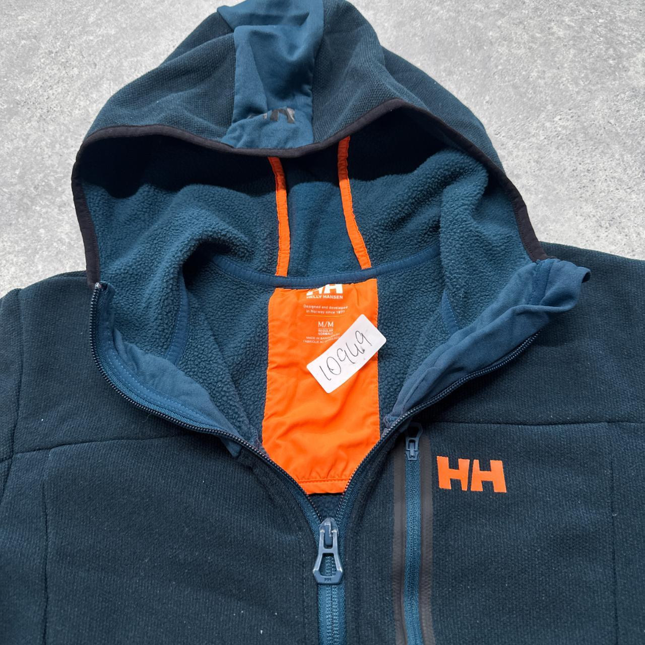 NAVY HELLY HANSEN FLEECE BRANDED JACKET Condition:... - Depop NAVY HELLY HANSEN FLEECE BRANDED JACKET Condition:... - Depop