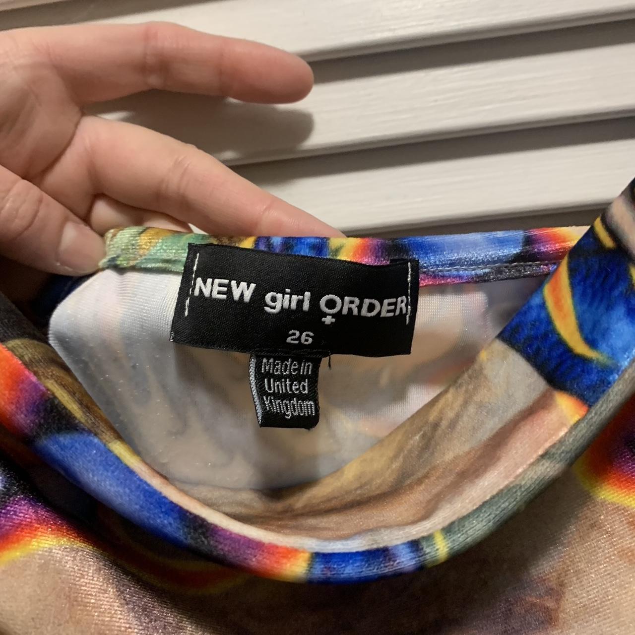New Girl Order NGO size UK 26 US 22 print dress - Depop