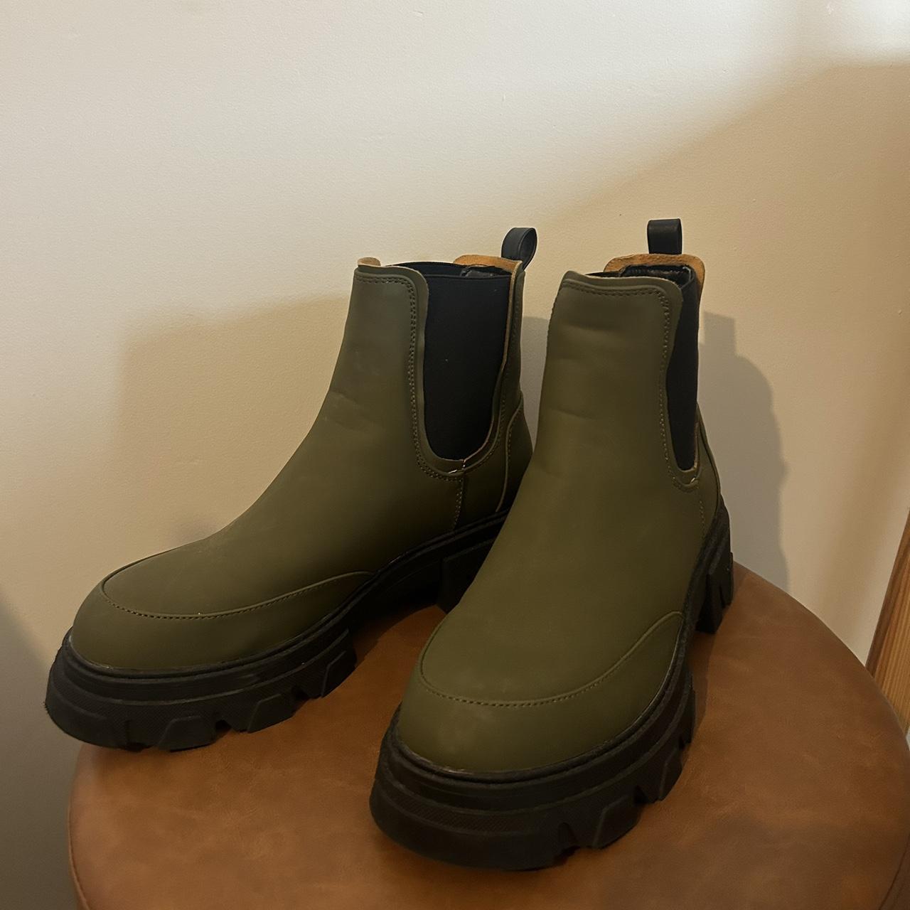 Chunky ASOS boots Similar to GANNI Selling as they... - Depop