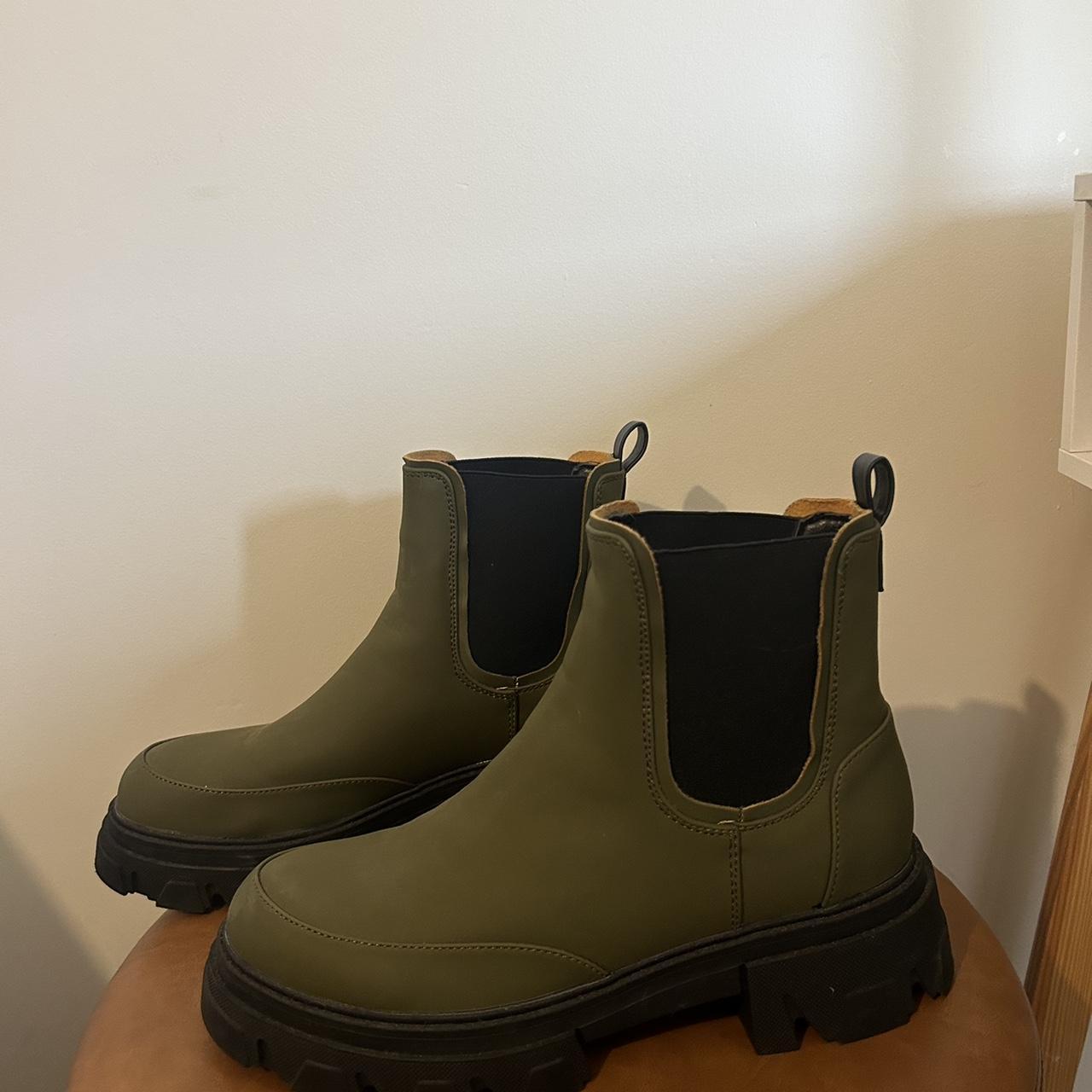 Chunky ASOS boots Similar to GANNI Selling as they... - Depop