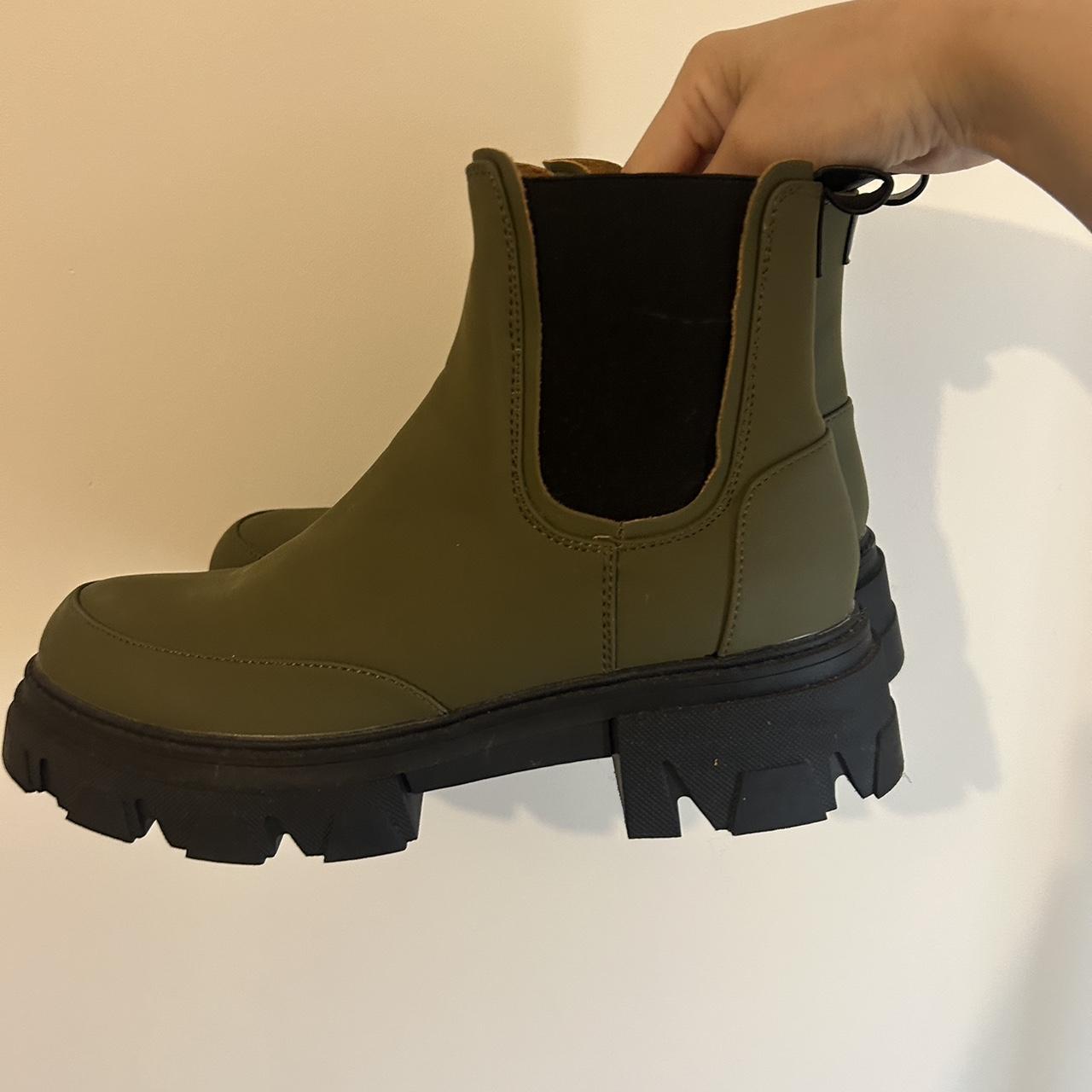 Chunky ASOS boots Similar to GANNI Selling as they... - Depop