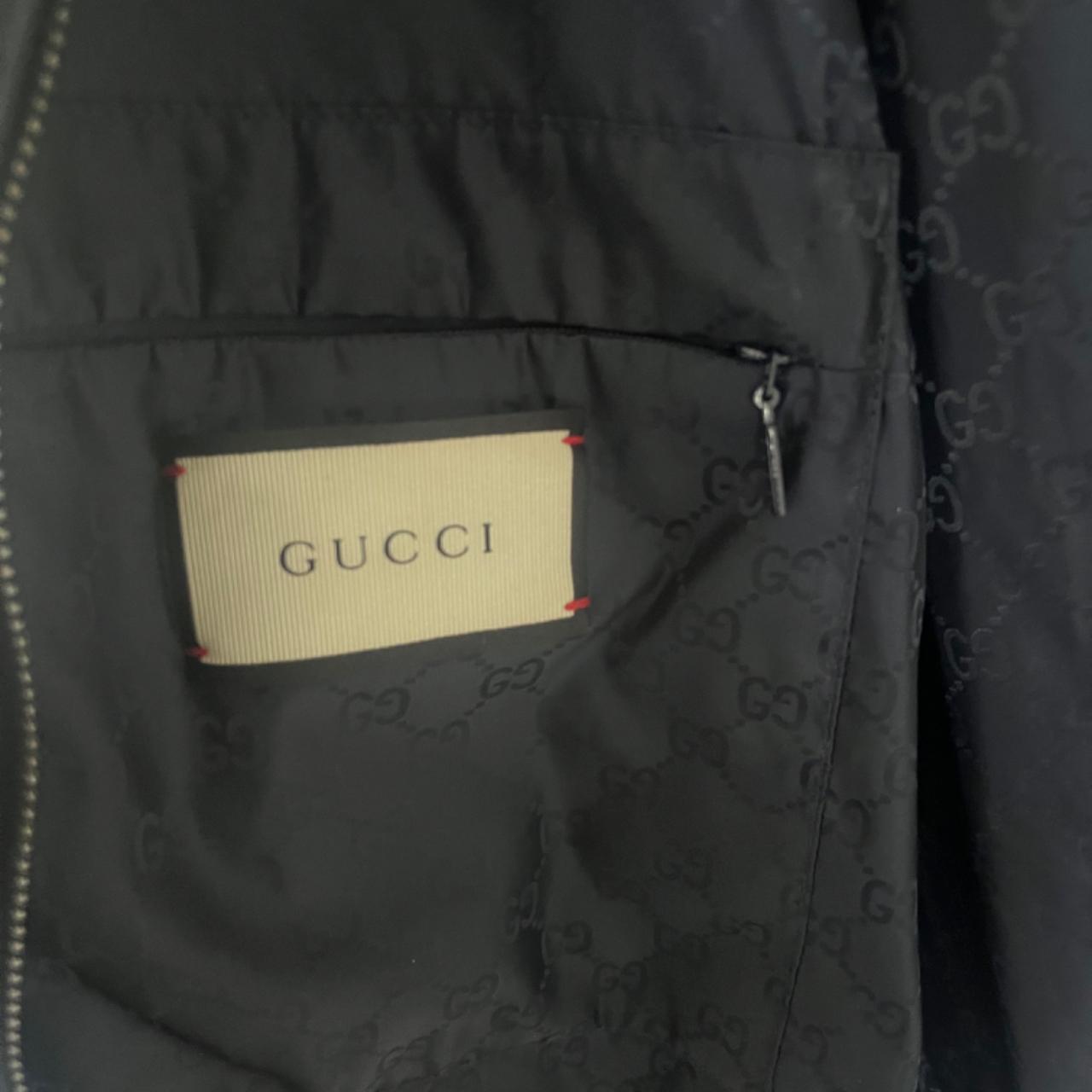 Navy Gucci jacket. Literally worn twice, excellent... | Depop