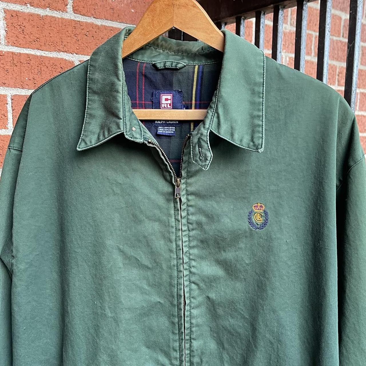 Vintage 90s Chaps X Ralph Lauren Harrington jacket... - Depop