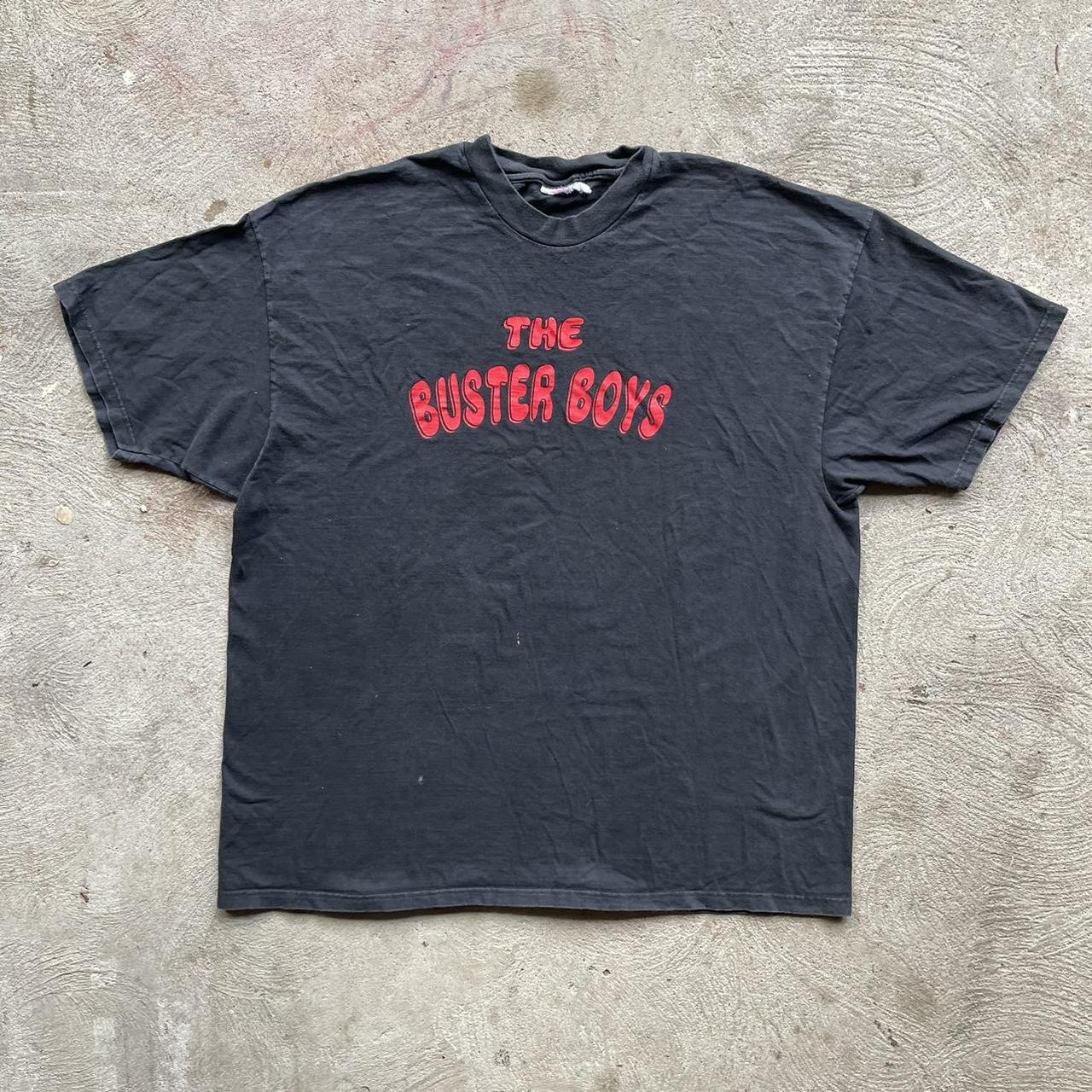 Vintage 90s “the buster boys” t shirt Faded black... - Depop