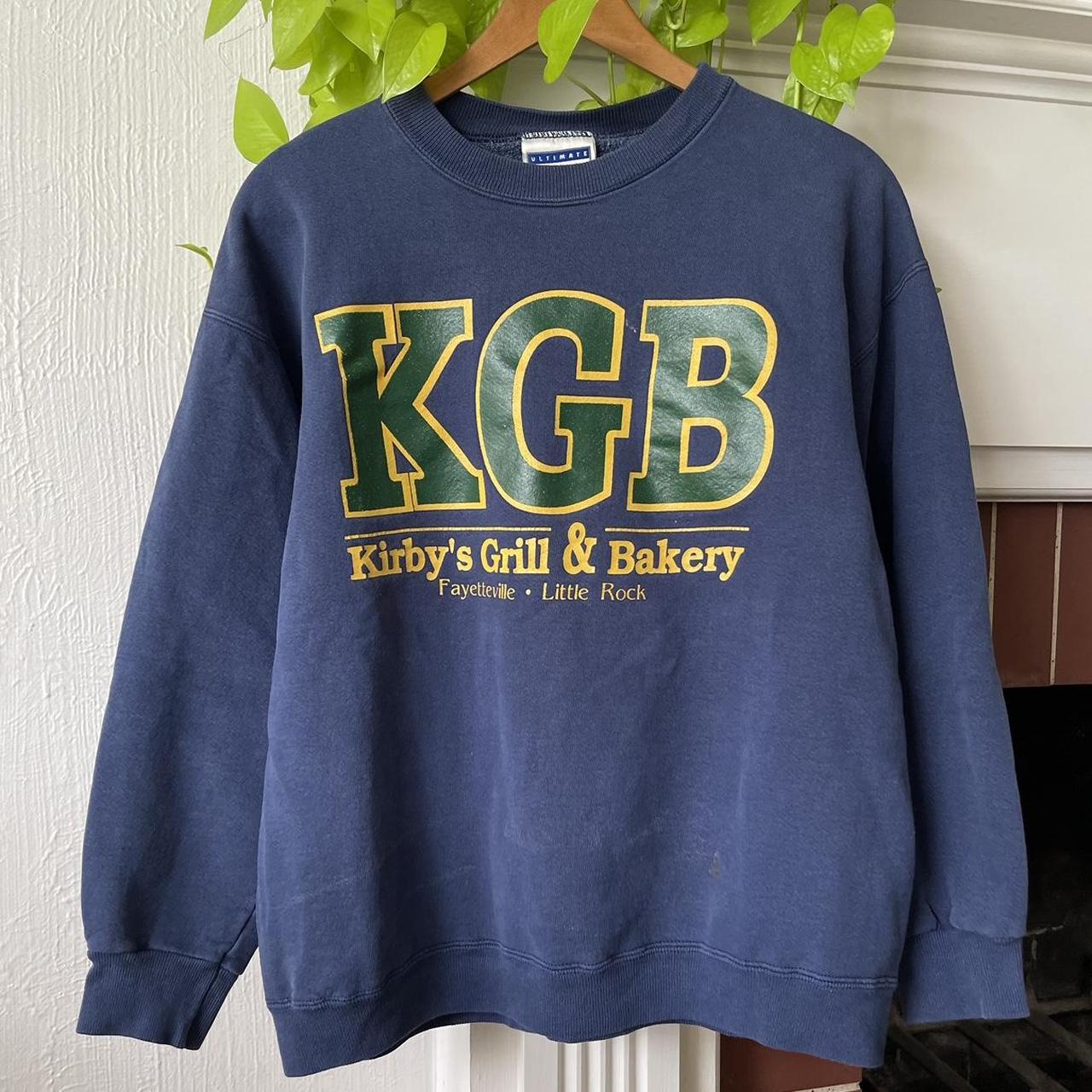 Vintage 00s y2k Kirby’s Grill and Bakery crewneck... - Depop