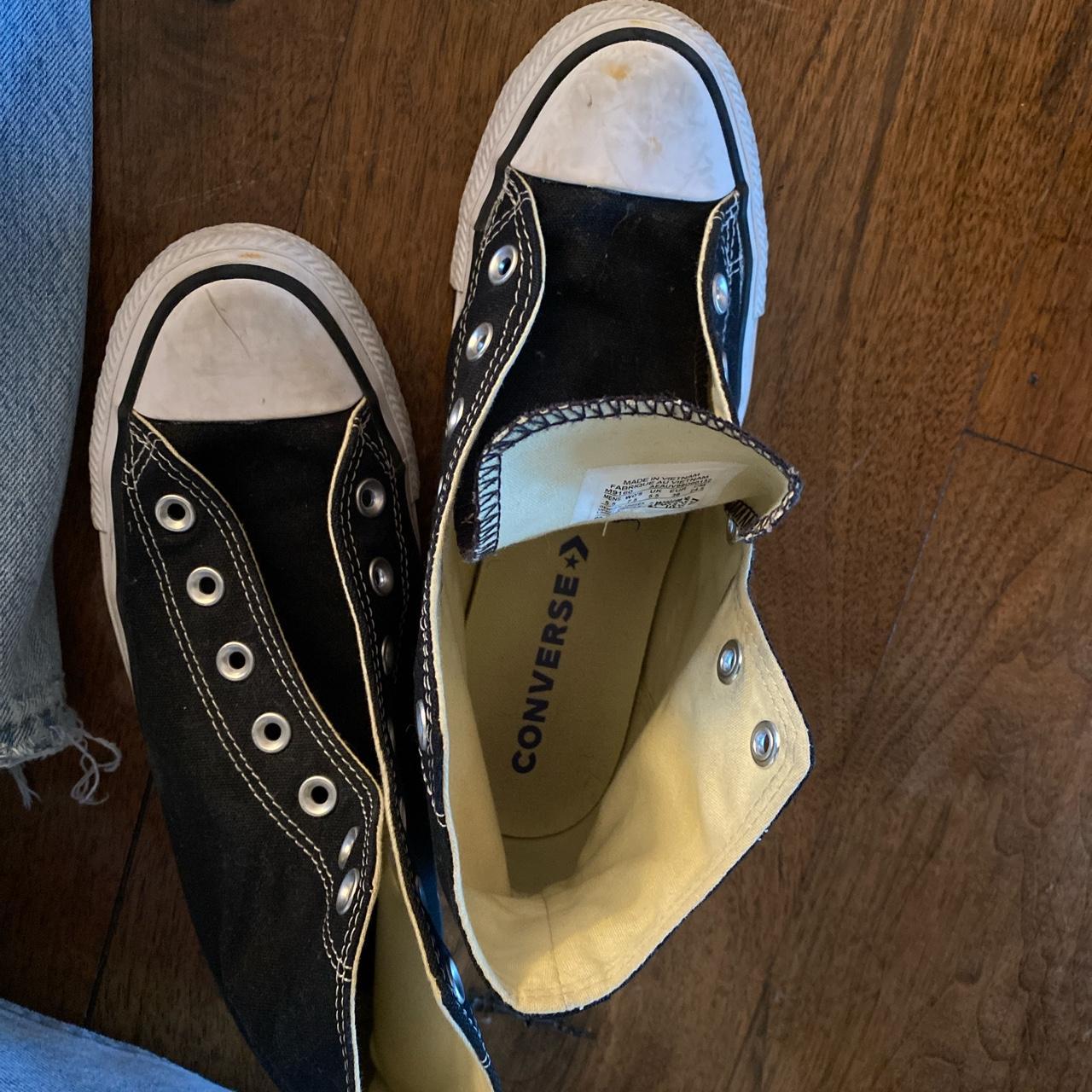 Converse all stars no laces - Depop