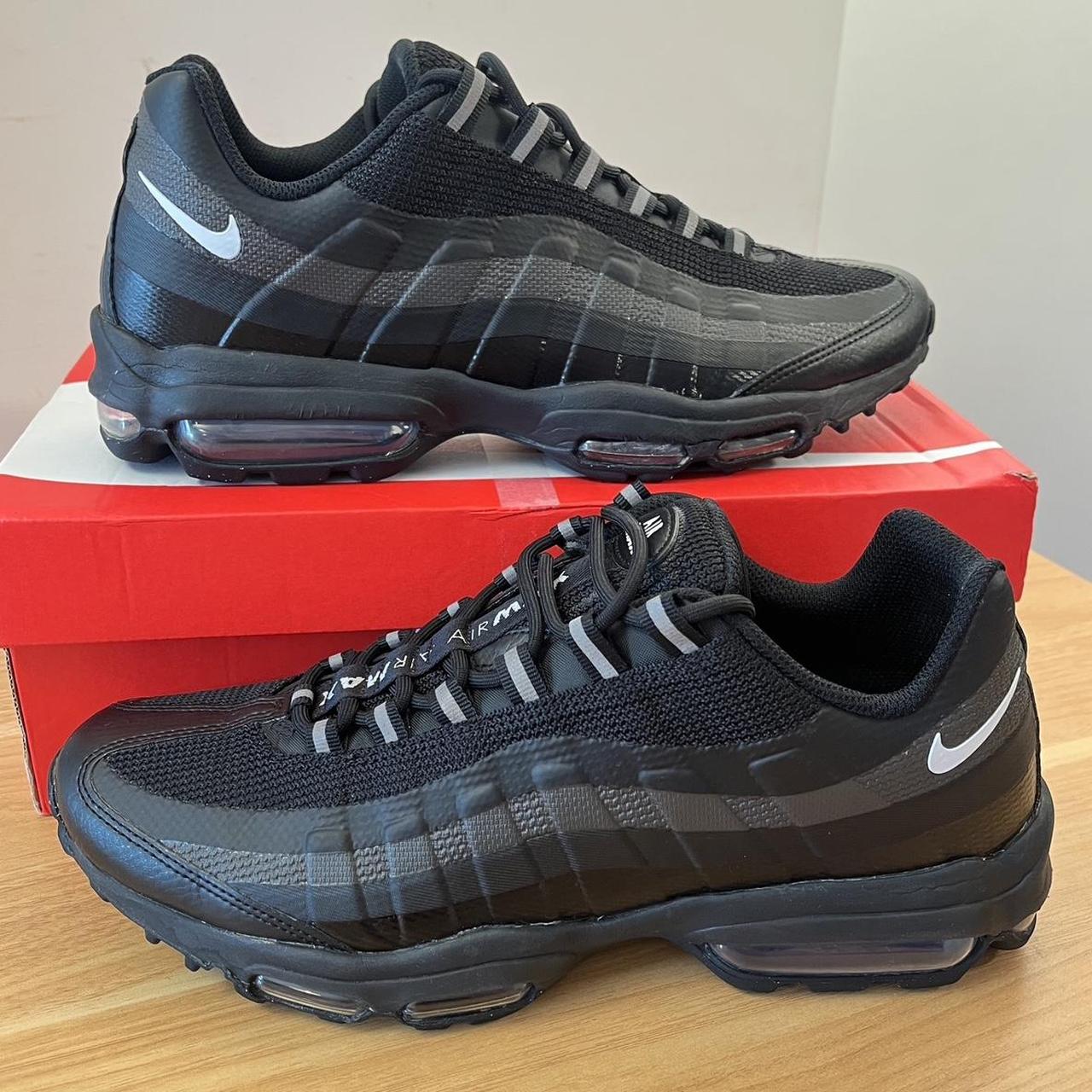 Nike Air Max 95 Ultra Grey Black 110s Men’s UK 9... - Depop