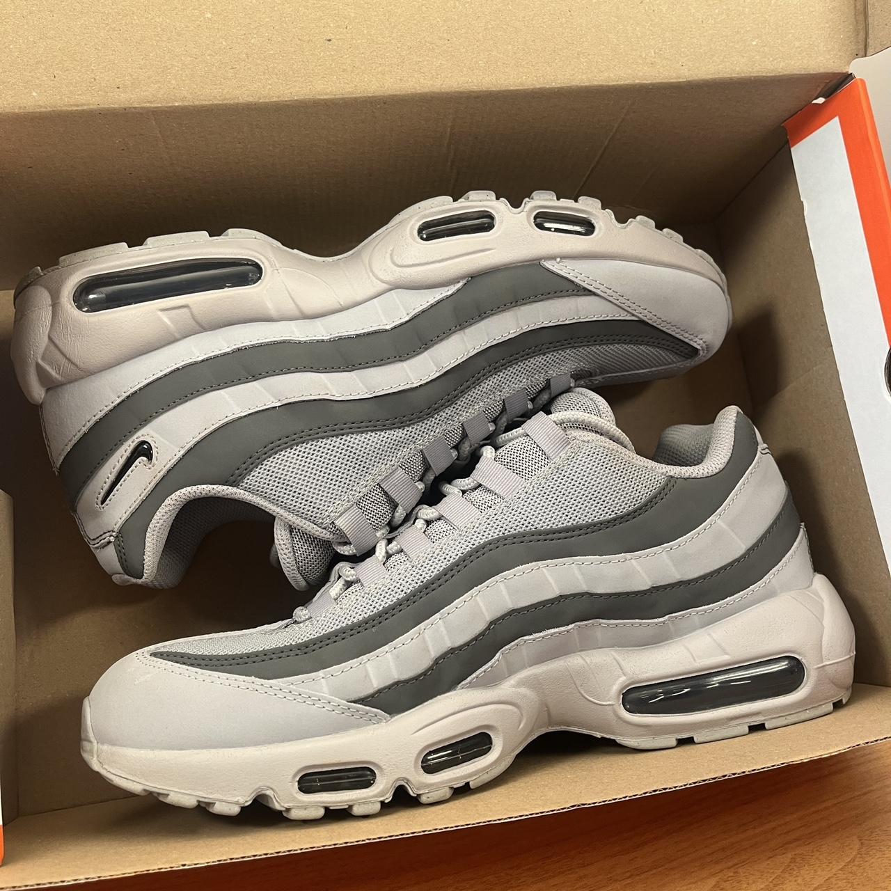 Nike Air Max 95 Essential Grey 110s Jewel Men’s UK... - Depop