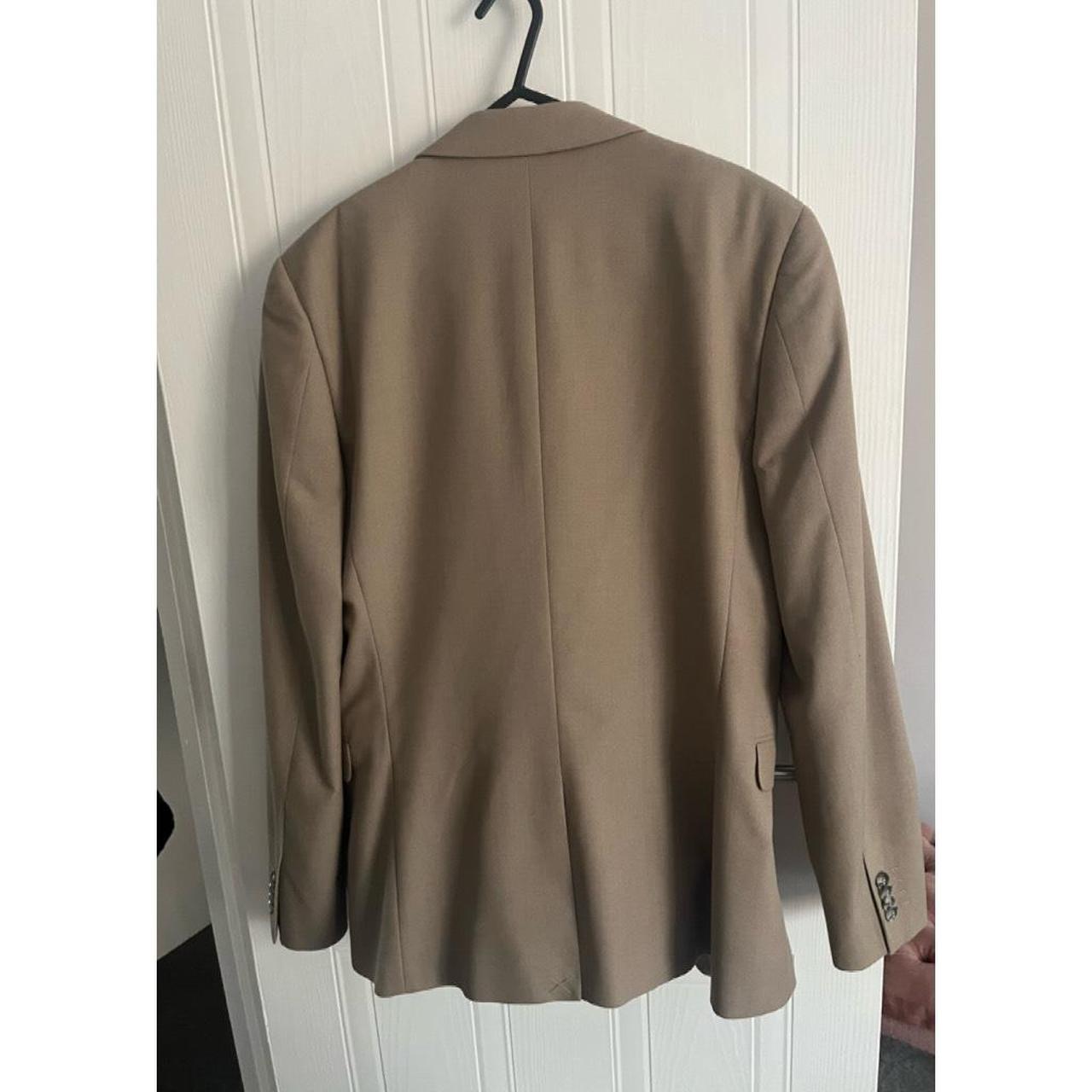 Tan coloured Men’s suit- Topman Jacket is 38R and... - Depop