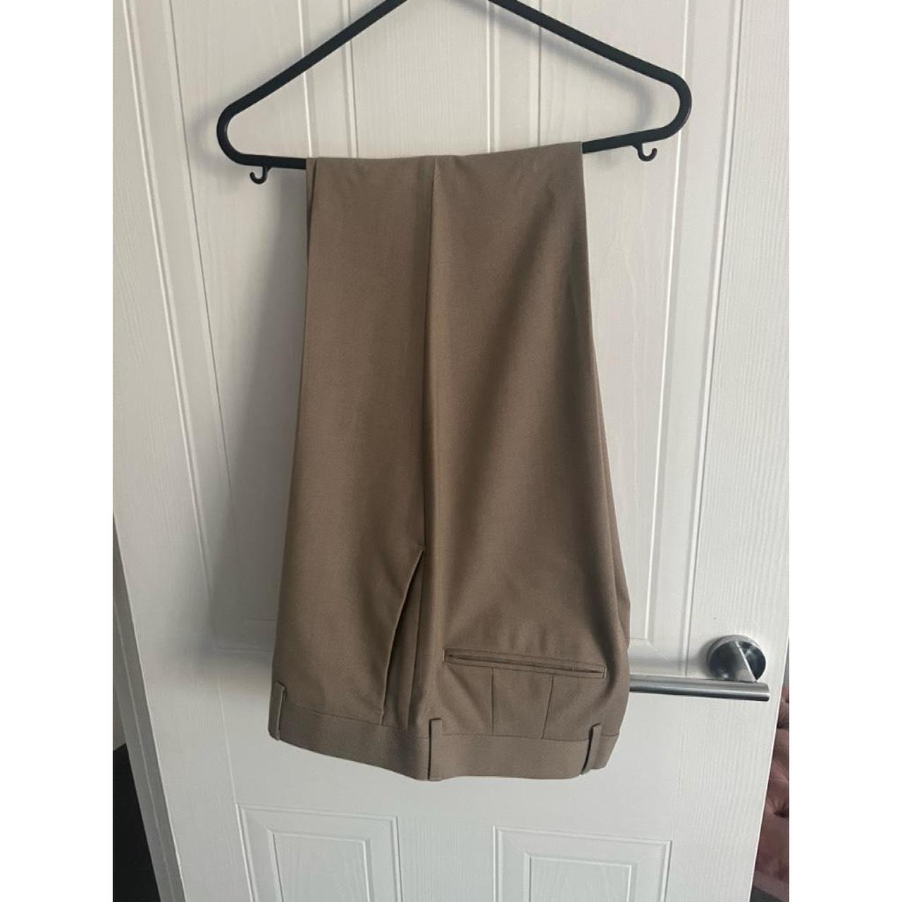 Tan coloured Men’s suit- Topman Jacket is 38R and... - Depop