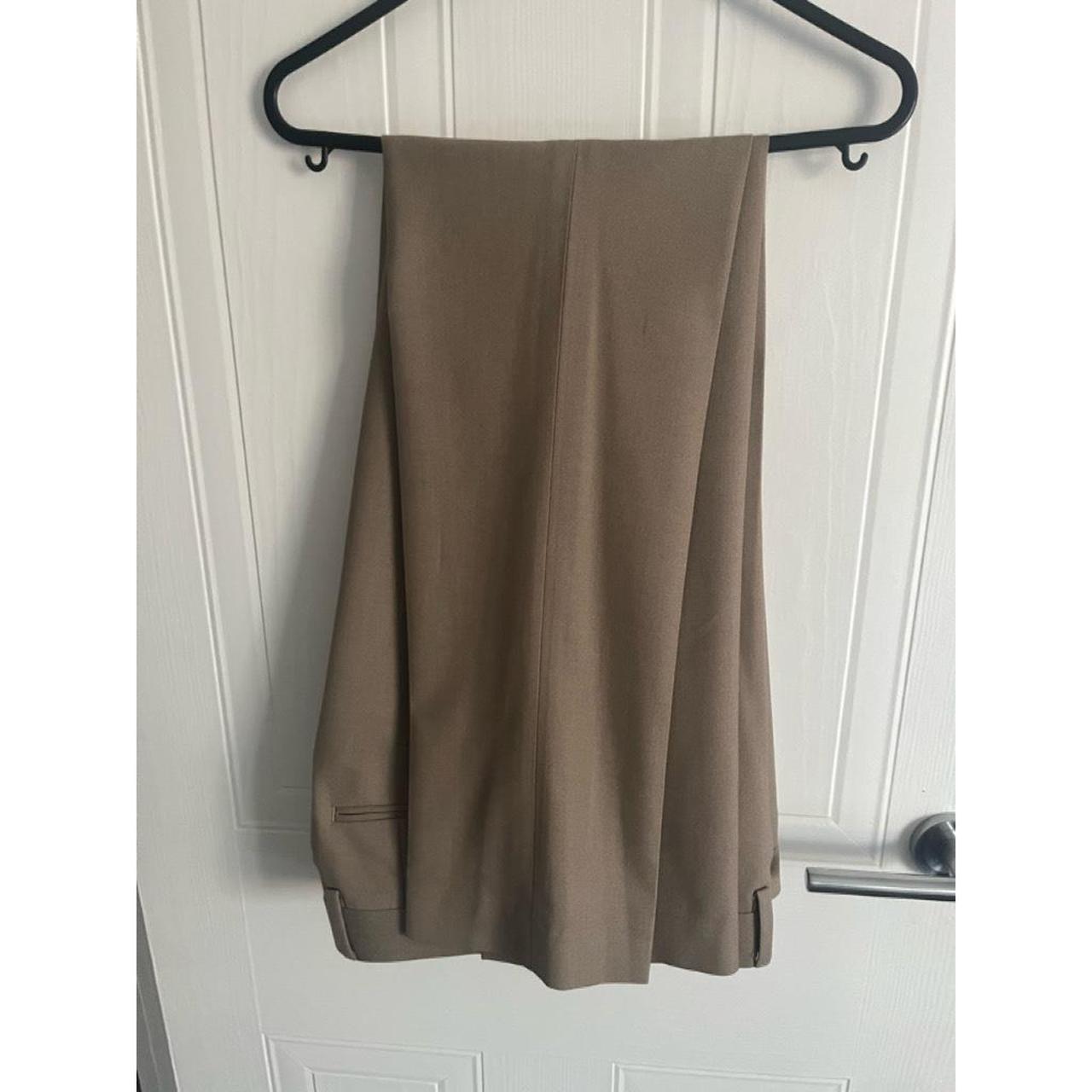 Tan coloured Men’s suit- Topman Jacket is 38R and... - Depop