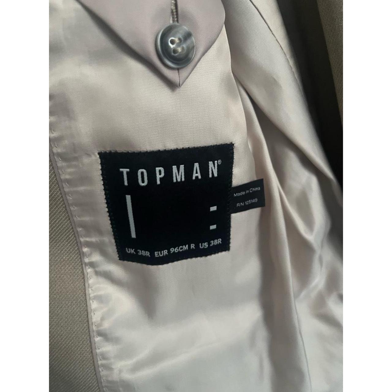 Tan coloured Men’s suit- Topman Jacket is 38R and... - Depop