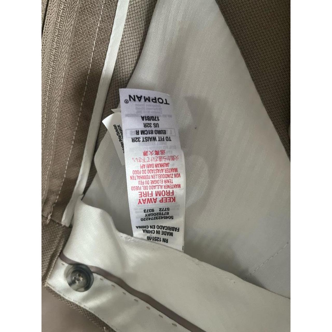 Tan coloured Men’s suit- Topman Jacket is 38R and... - Depop