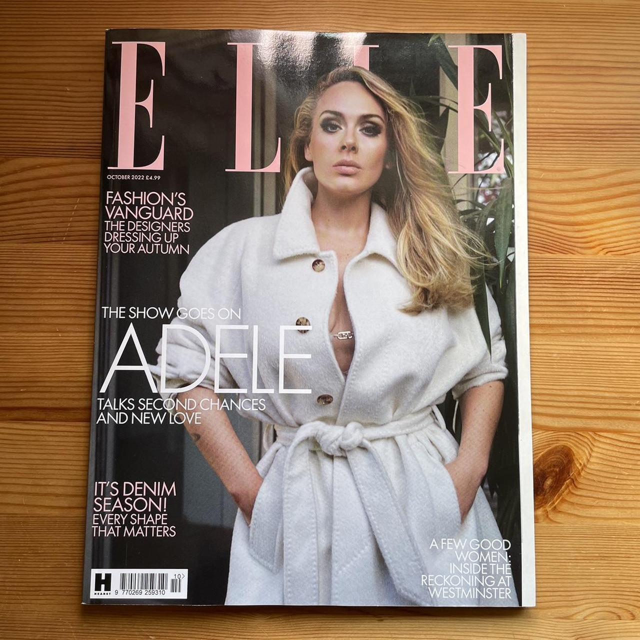 British ELLE magazine - October 2022 / Adele front... - Depop