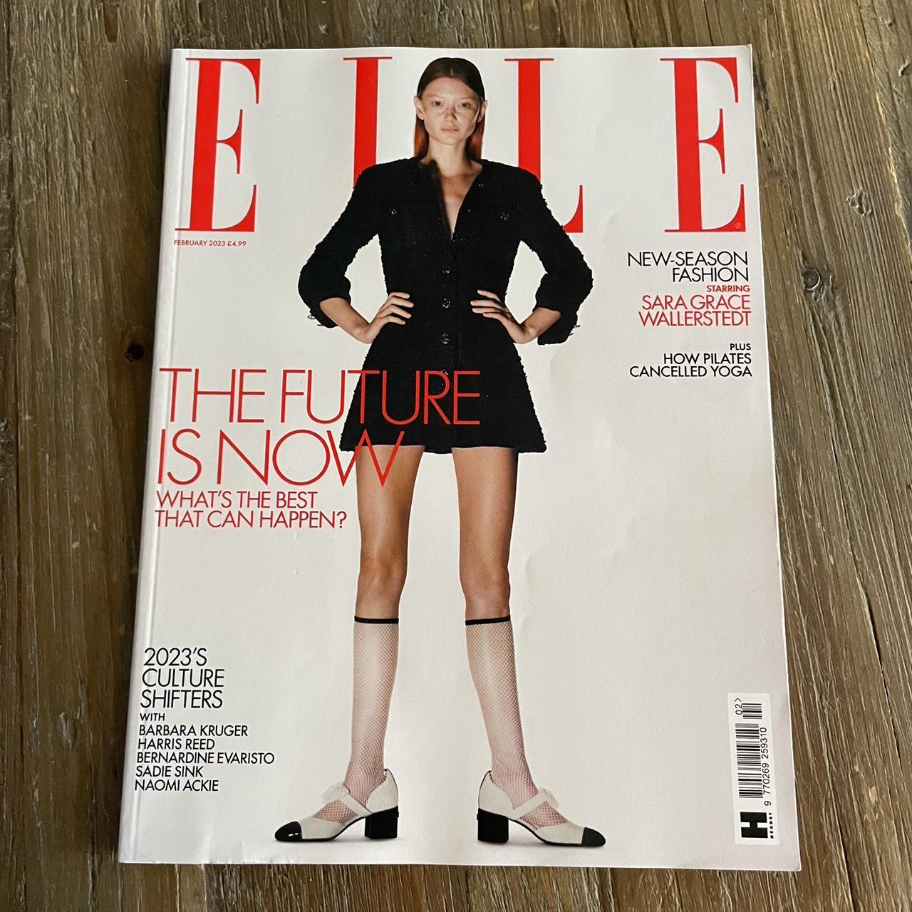 British ELLE magazine - February 2023 / Sara Grace... - Depop