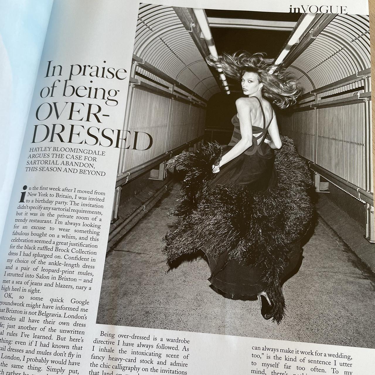 British VOGUE magazine - November 2017 / Claire Foy... - Depop