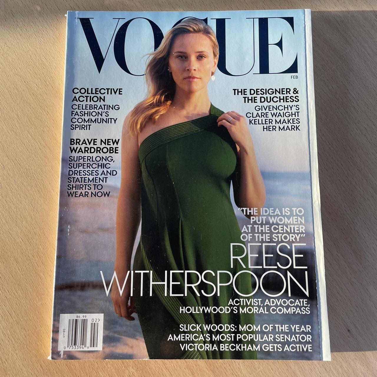 US VOGUE magazine - February 2019 / Reese... - Depop