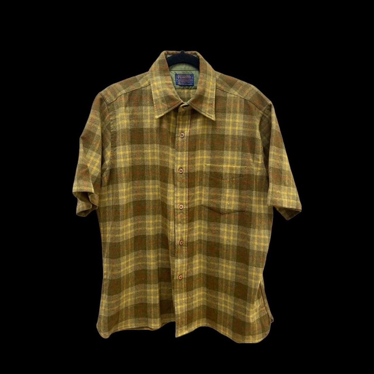 Pendelton vintage wool Flannel. In great shape. Fits... - Depop