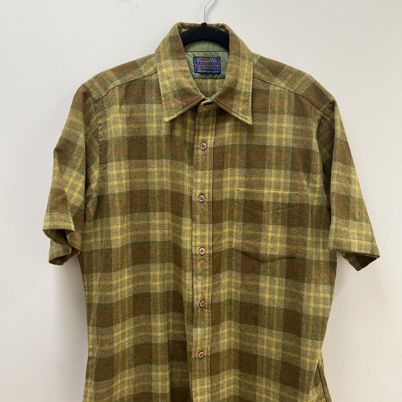 Pendelton vintage wool Flannel. In great shape. Fits... - Depop